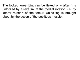 this is in simple language about the knee complex. | PDF