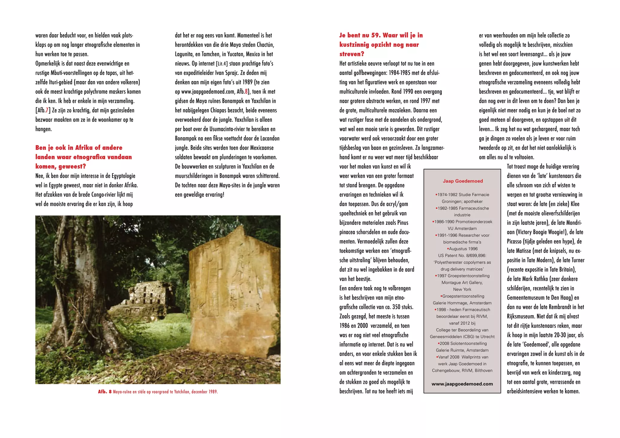 ‘De etnografische invloed kwam via Paul Klee & Max Ernst’, interview ...