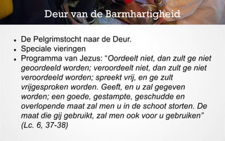 Het Jaar van Barmhartigheid | PPT
