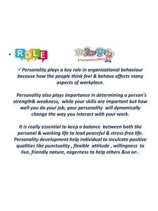 PERSONALITY DEVELOPMENT PPT | PPTX