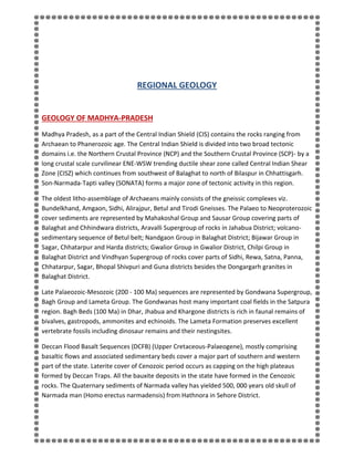 Jabalpur_geology , lithology, economic parts of Jabalpur | DOCX