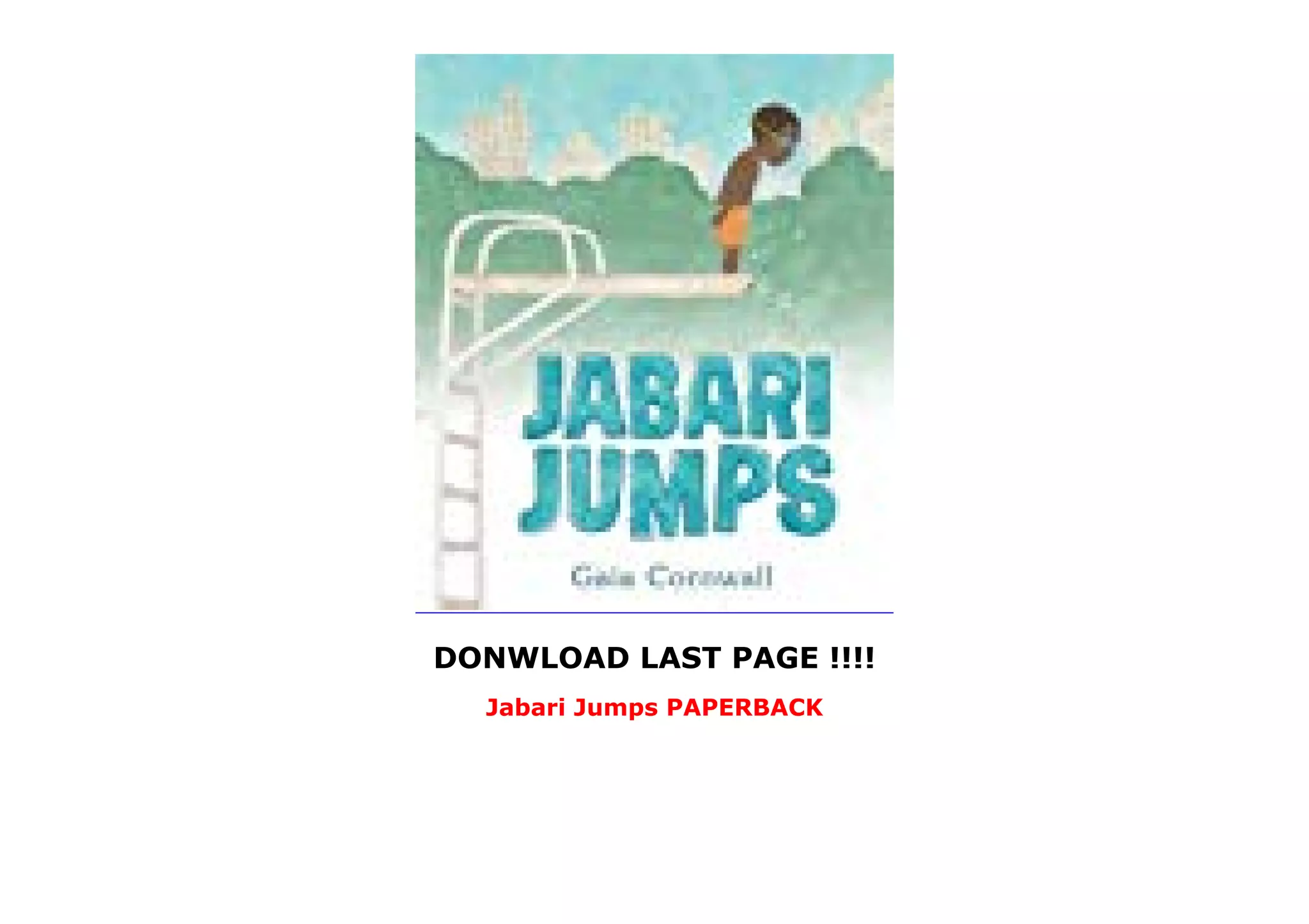 Jabari Jumps PAPERBACK | PPT