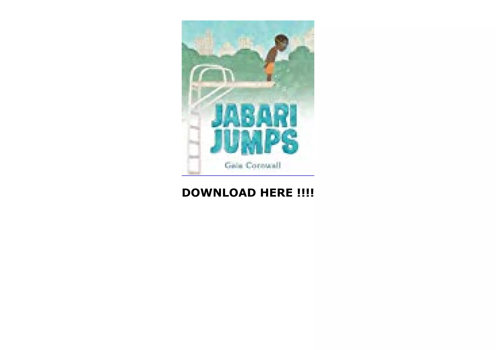 Jabari Jumps PAPERBACK | PDF