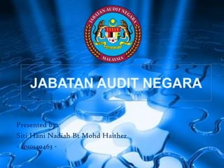 Jabatan audit | PPTX