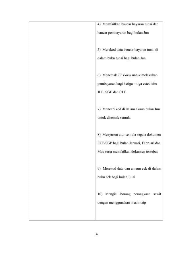 Contoh Report LI Jabatan perdagangan | DOCX