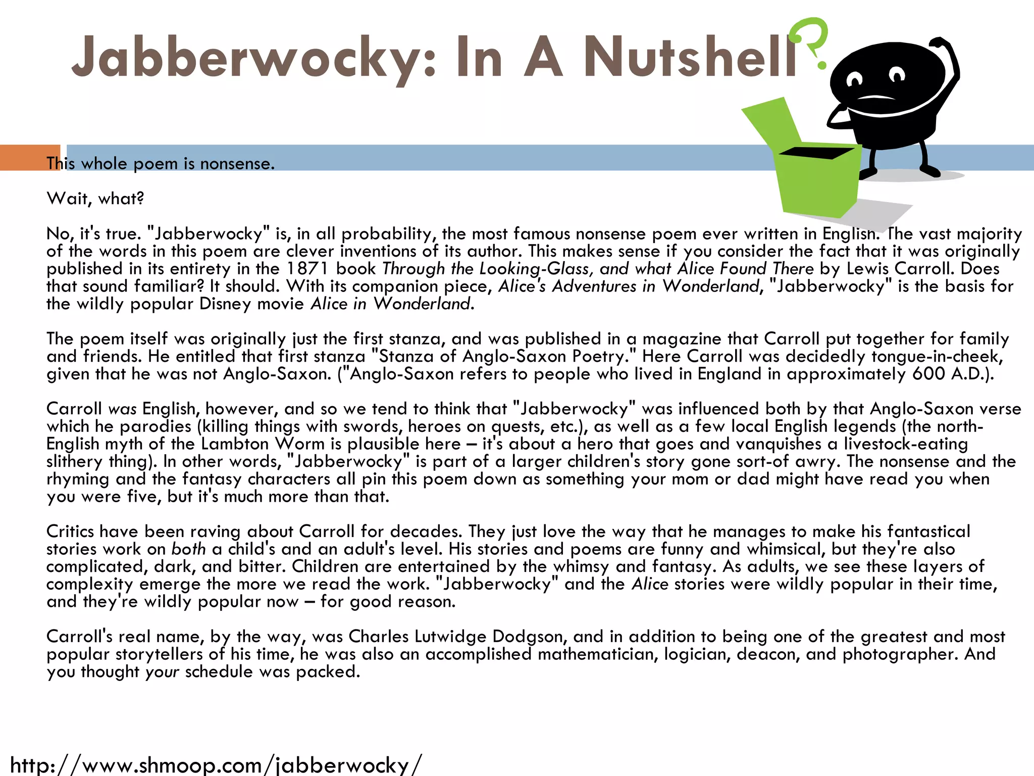 Jabberwocky | PPT
