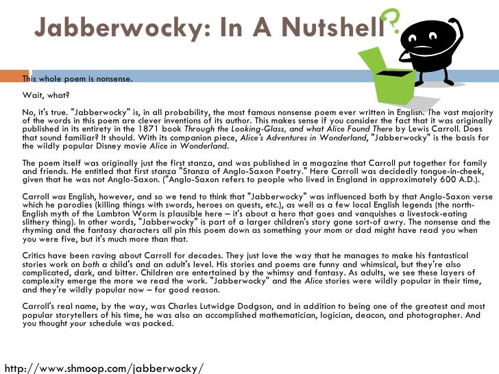 Jabberwocky jabberwocky