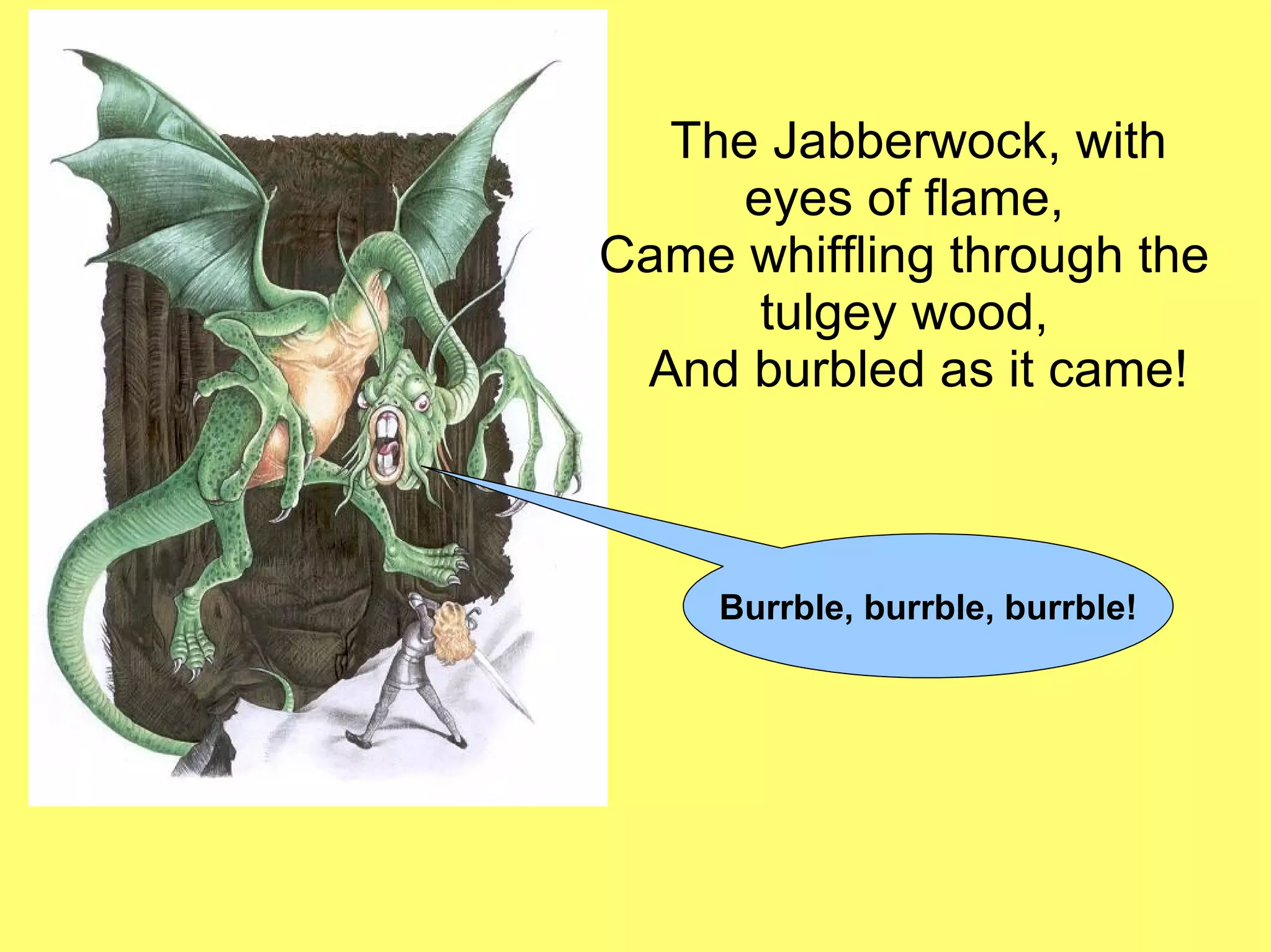 Jabberwocky Digital Story | PPT