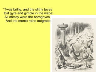 Jabberwocky Digital Story | PPT