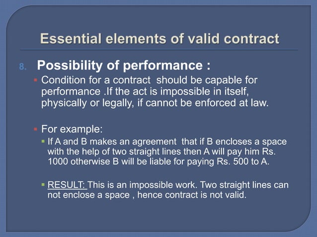 Essential of valid contract | PPTX