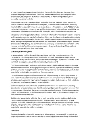 Navigating the Curricular Landscape: Strategies for Effective School ...