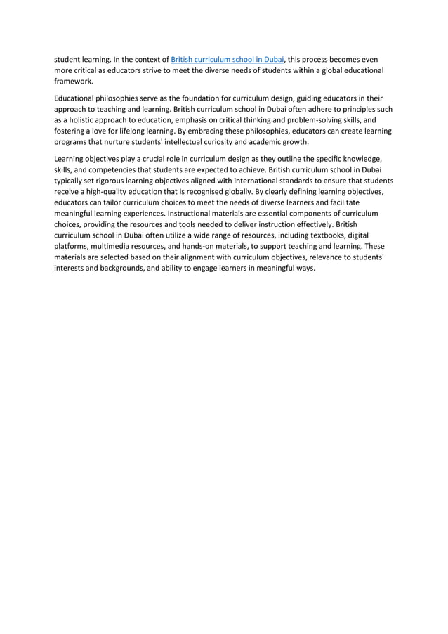 Curriculum Choices: A Guide to Designing Effective Learning Programs | PDF | Educational ...