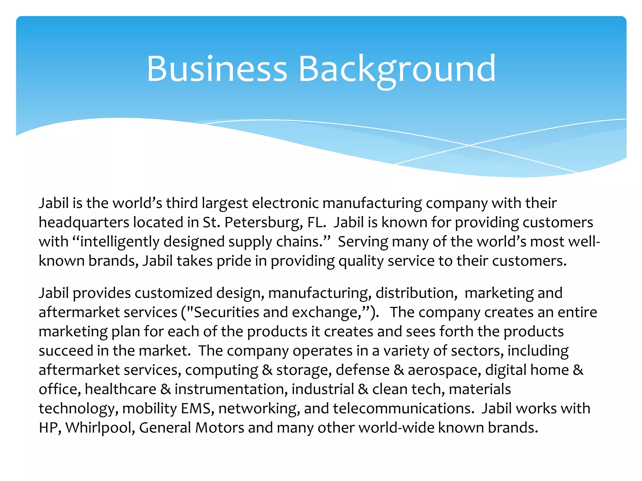 Jabil | PPTX