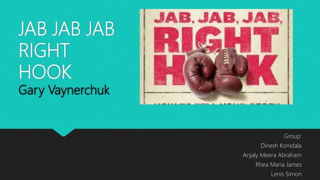 Jab jab jab right hook | PPT
