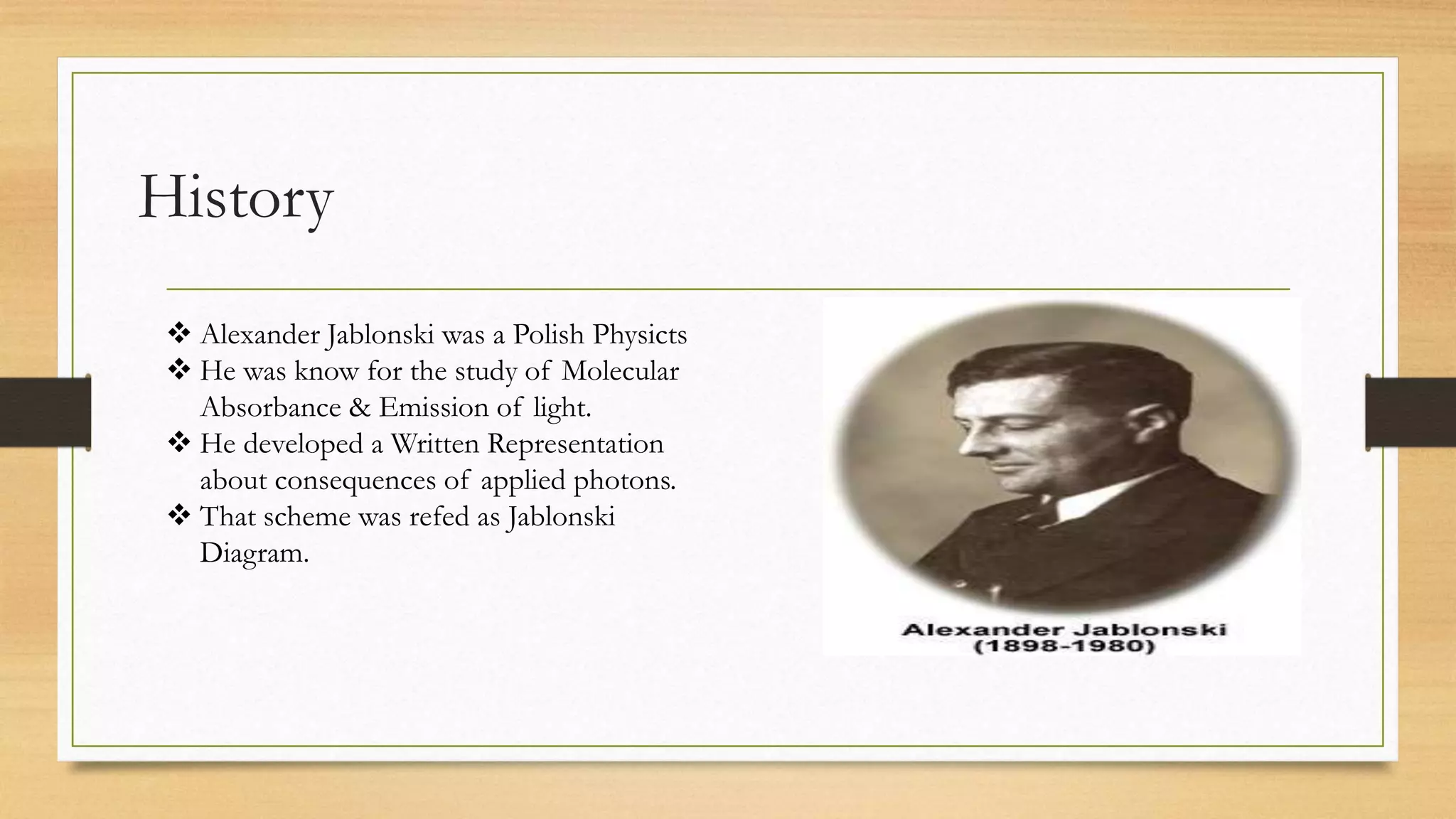 Jablonski diagram | PPTX