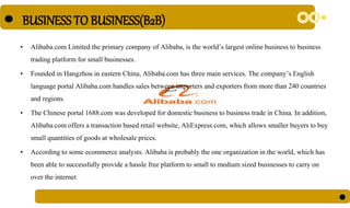 Jack ma and Alibaba | PPT