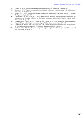 The Roles of a Soil Pedologist in Agro - Technology Transfer | PDF ...