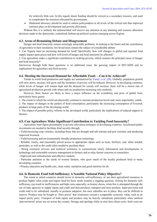 Effects of Food Safety and Food Security on the Economic Transformation ...