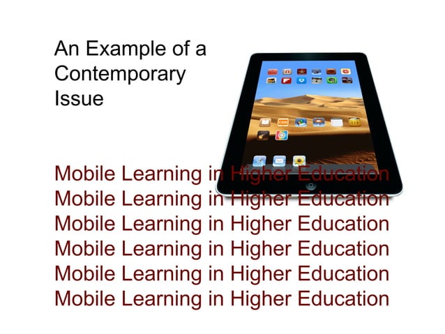 Jace Hargis Issues in Higher Education | PPT | Education