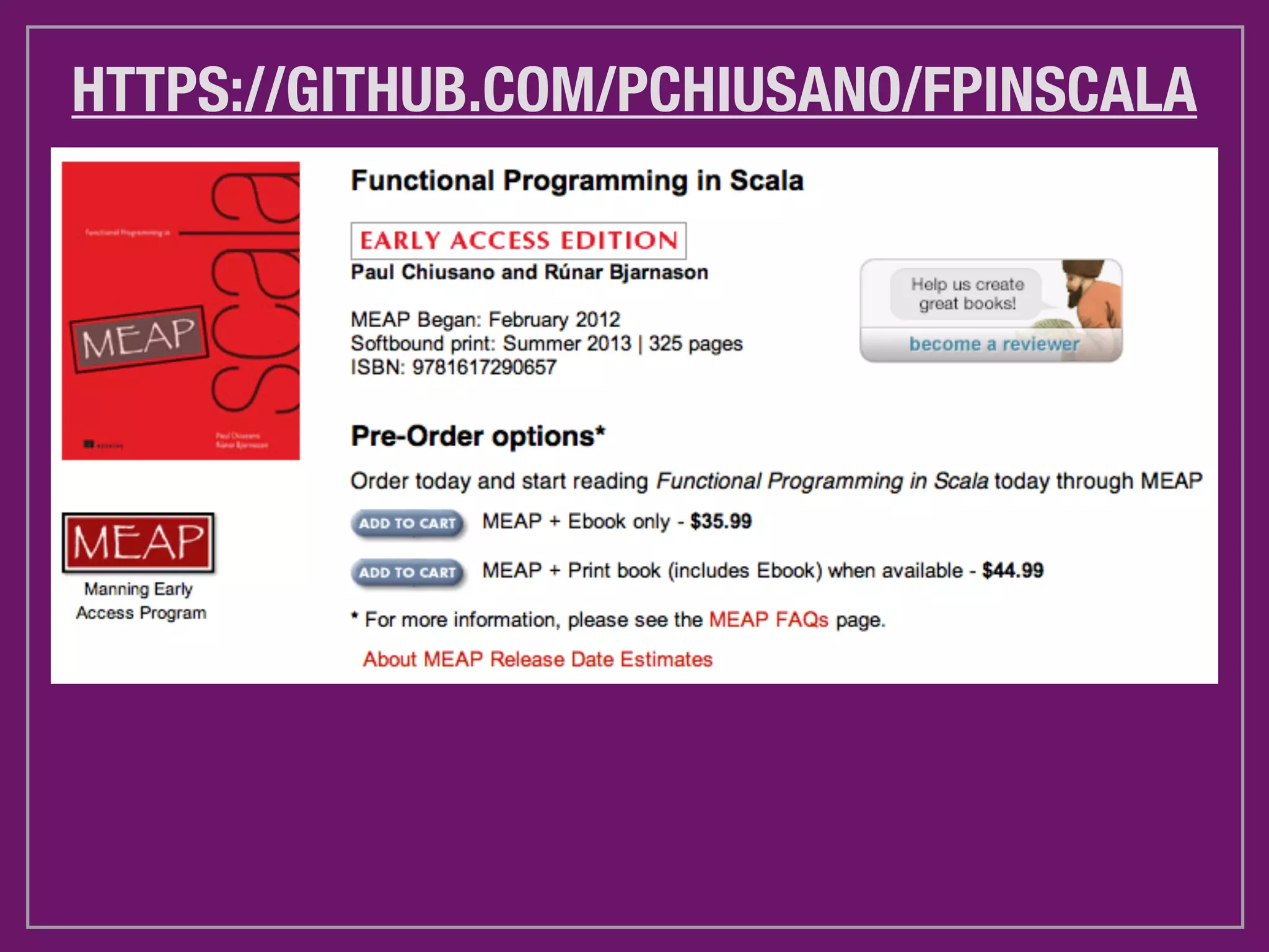 Introduction To Functional Programming In Scala Ppt