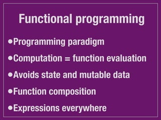 Introduction to Functional Programming in Scala | PPT