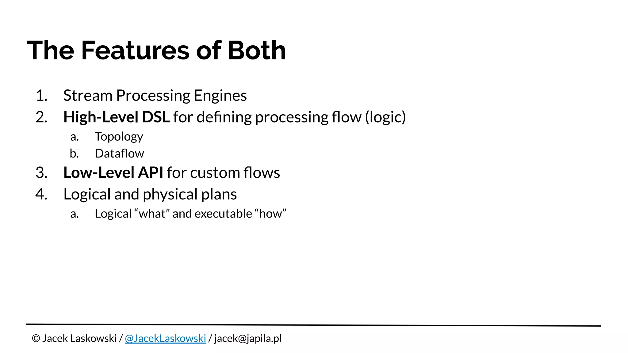 Kafka Streams VS Spark Structured Streaming - Modern Stream Processing Engines Compared | PDF ...