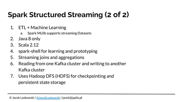 Kafka Streams Vs Spark Structured Streaming Modern Stream Processing