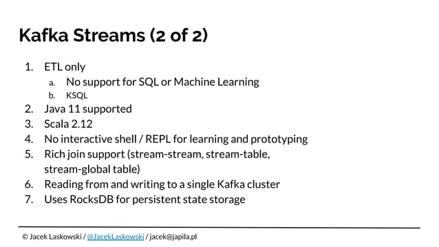 Kafka Streams Vs Spark Structured Streaming Modern Stream Processing