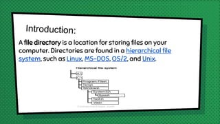 Disk and file operation | PPTX