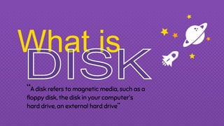 Disk and file operation | PPTX