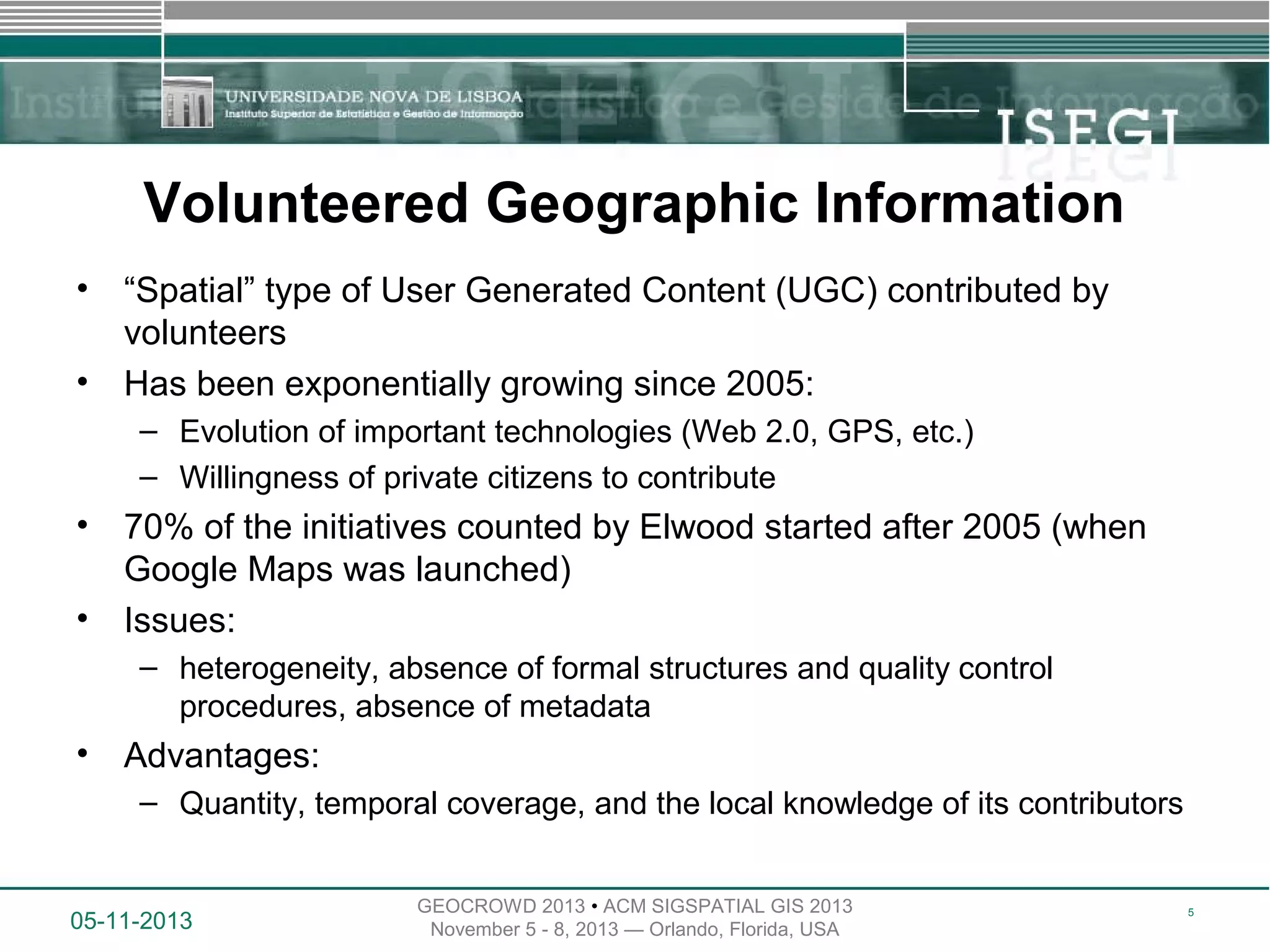 Exploratory analysis of OpenStreetMap for land use classification | PPT