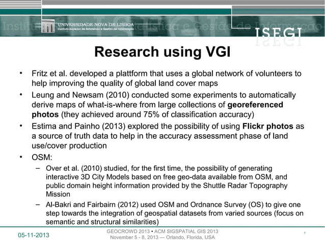 Exploratory analysis of OpenStreetMap for land use classification | PPT | Geography | Science