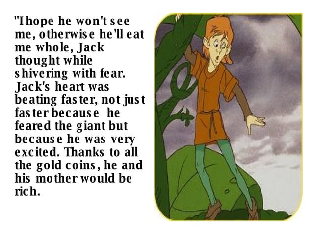 Jack And The Beanstalk Short Version | PPT