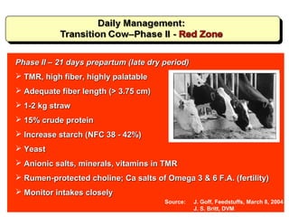 Transition cow, cow comfort and heat stress -- Jack Britt | PPT ...