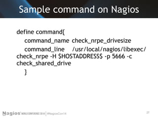 Nagios Conference 2014 - Jack Chu - How to Think With Nagios to Solve Monitoring Problems | PDF