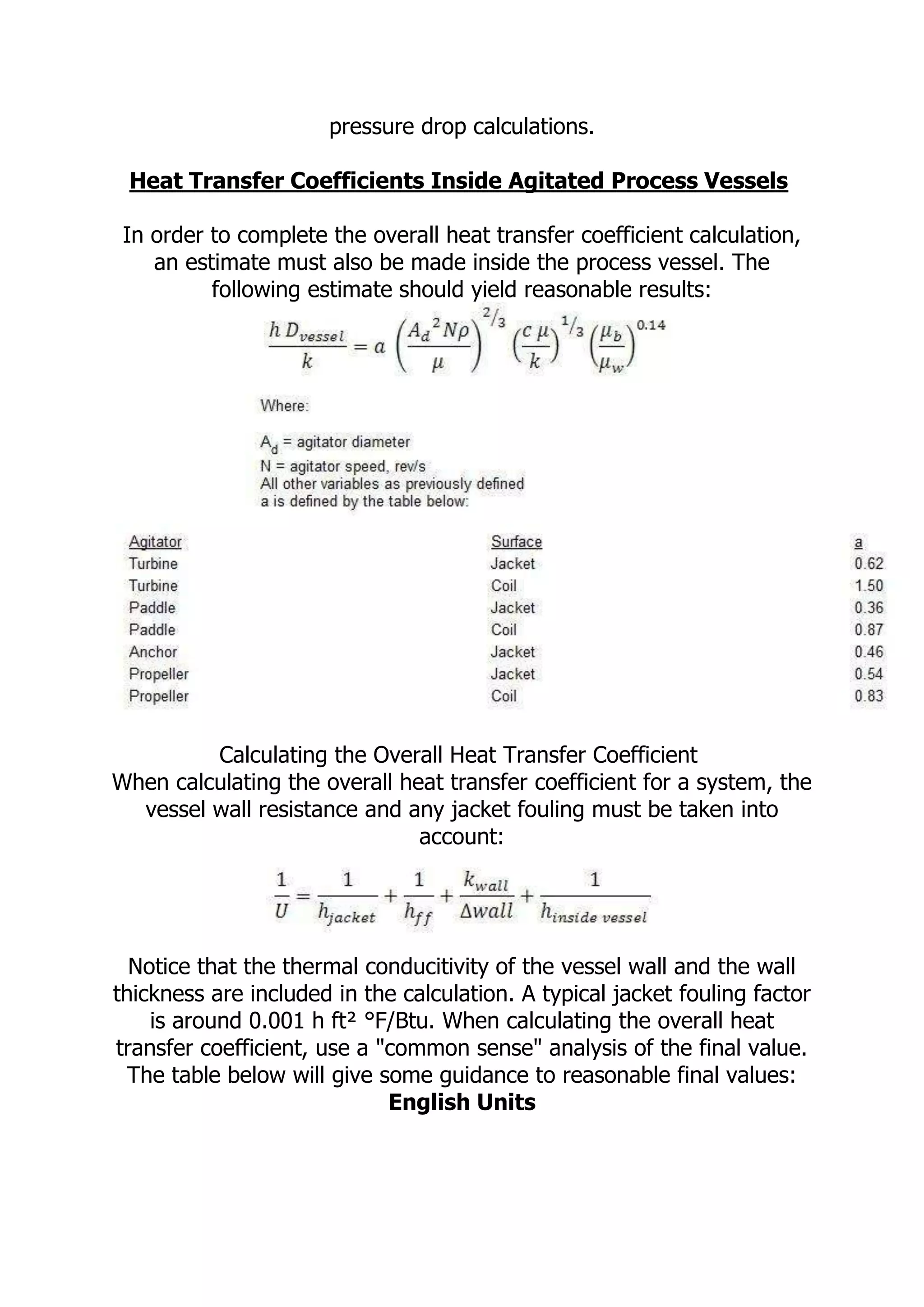 Jacketed vessel design | DOCX