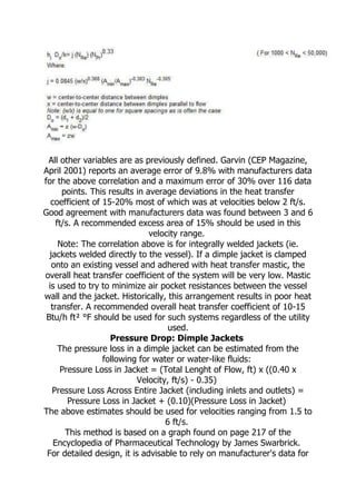 Jacketed vessel design | PDF