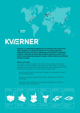 Kvaerner Jackets Brochure | PDF