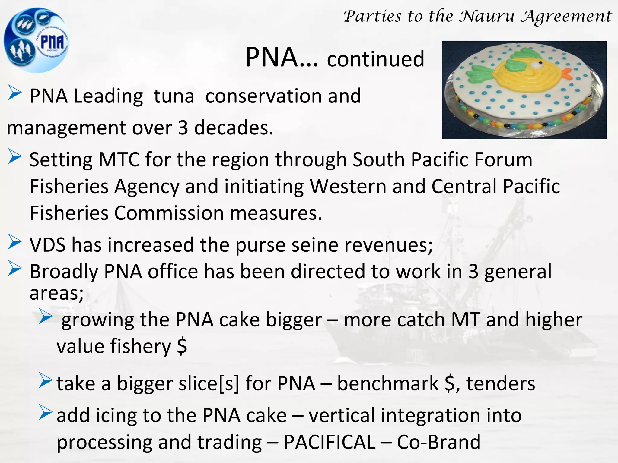 The PNA Vessel Day Scheme | PPT