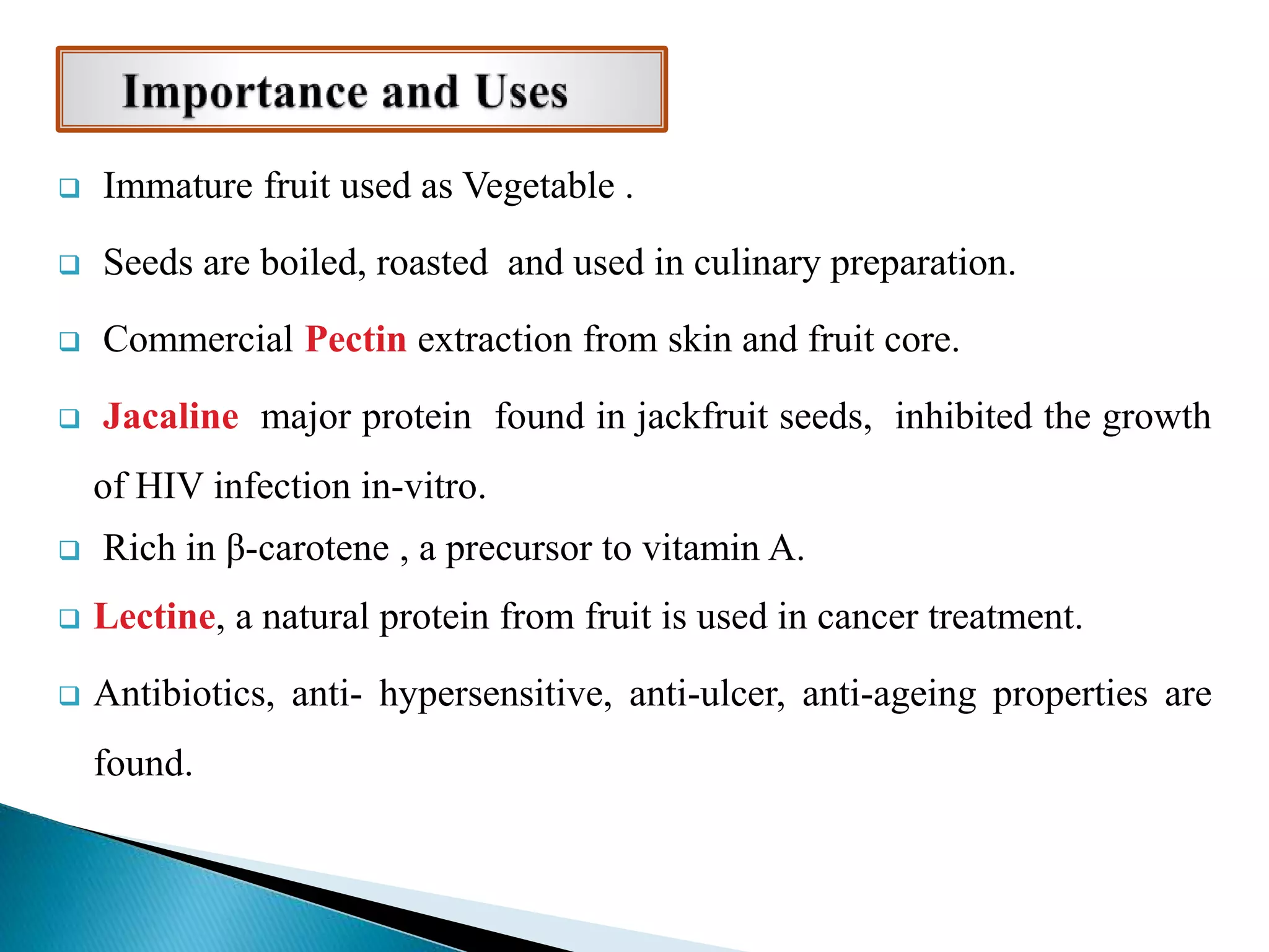 Jackfruit production technology | PPTX