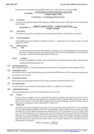 Effect of Pre-treatment on jackfruit seed powder and its utilization in ...