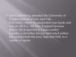 Jack goldenberg | PPTX