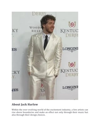 Jack Harlow White Suit: Glimpse Of American Rapper Signature Style | PDF