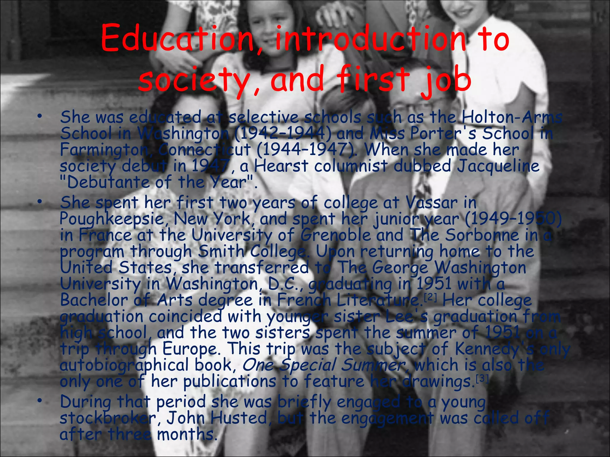 Jackie Kennedy | PPT