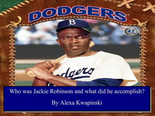 Jackie Robinson Power Point | PPT | Baseball | Sports