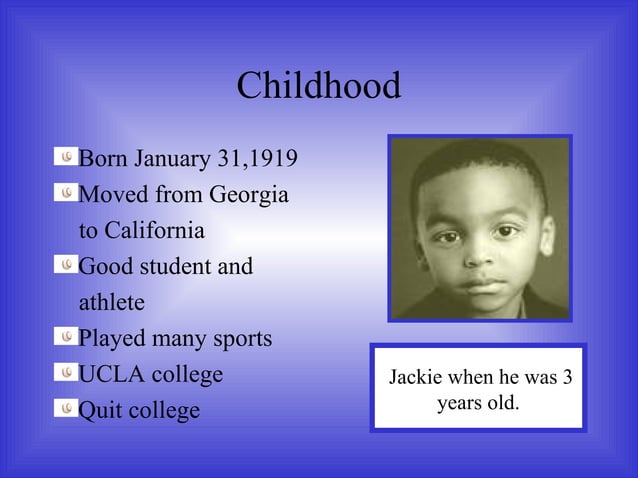 Jackie Robinson Power Point | PPT | Baseball | Sports