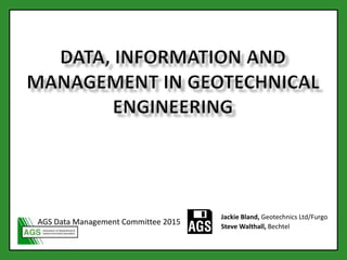 AGS Members' Day 2015 - Data Transfer Format and BIM Presentation ...