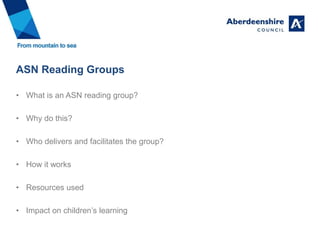 ASN Reading Groups | PPTX