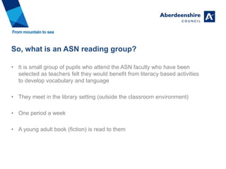 ASN Reading Groups | PPTX