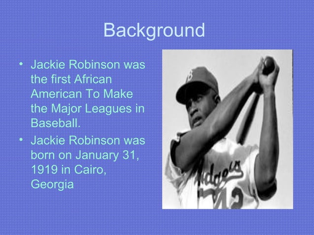 Jackie Robinson | PPT